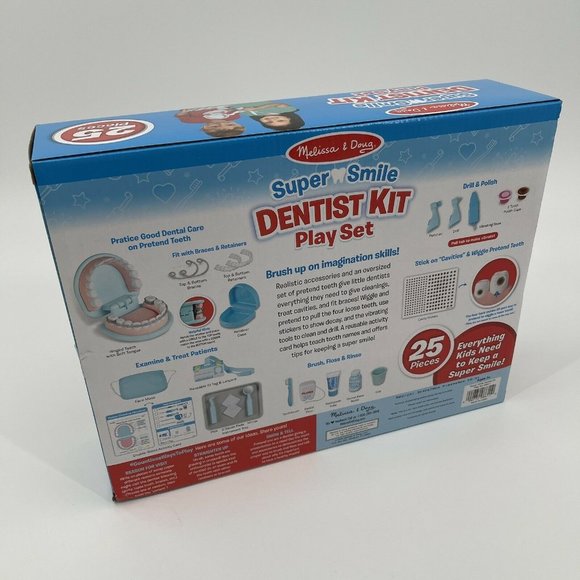 Melissa & Doug | Toys | Melissa Doug Super Smile Dentist Play Set 25 ...